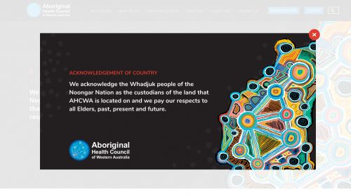 Acknowledgement of Country (Pop Up)